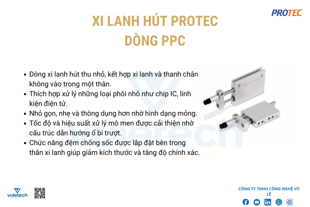 TỔNG QUAN VỀ XY LANH HÚT PROTEC - PICK UP CYLINDER - Vũ Lê Tech