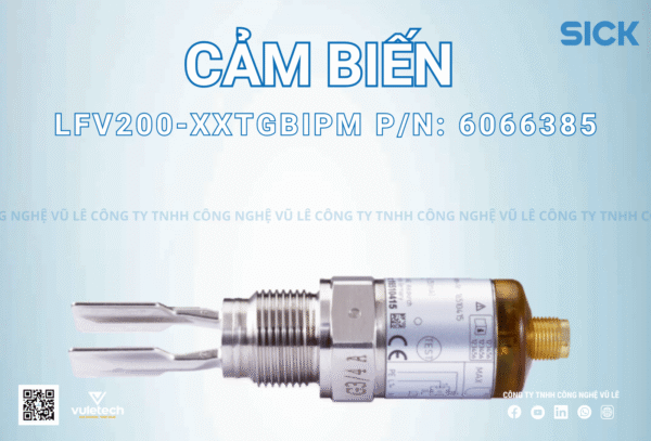 Cảm biến báo mức chất lỏng LFV200-XXTGBIPM P/N: 6066385 - Vũ Lê Tech
