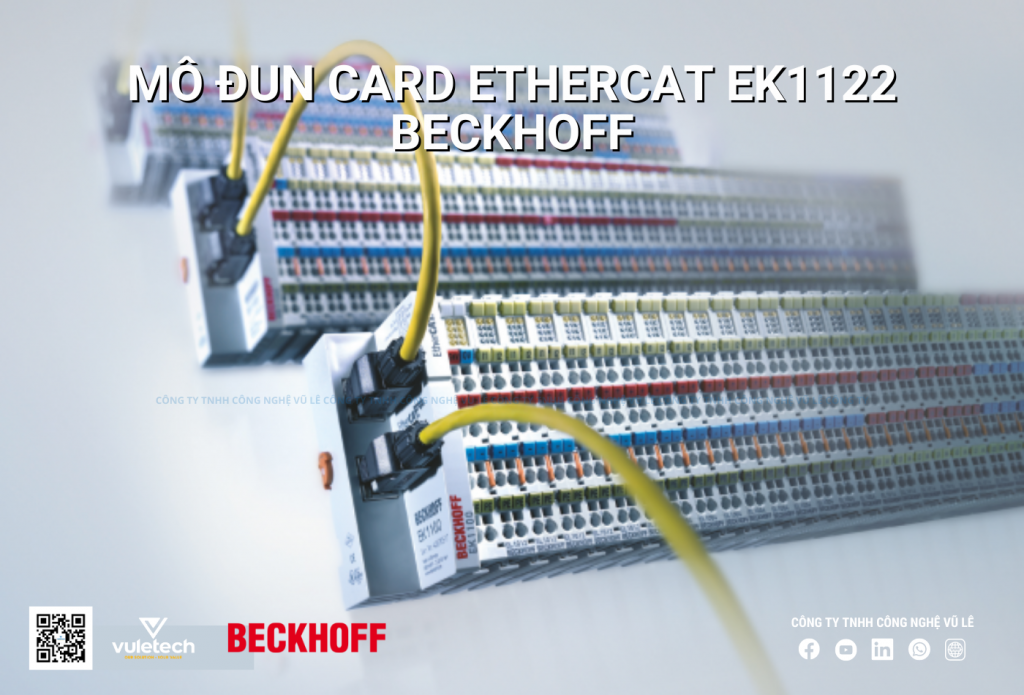 Mô đun card etherCAT EK1122 Beckhoff - Vũ Lê Tech