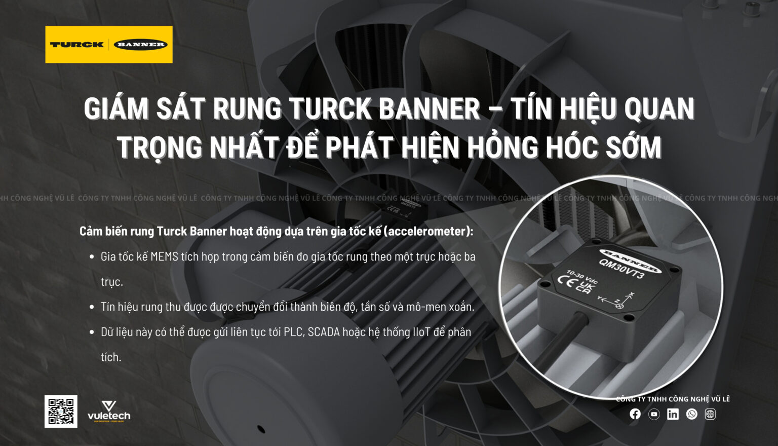 Giám sát Rung Turck Banner – Tín Hiệu Quan Trọng Nhất để Phát Hiện Hỏng ...